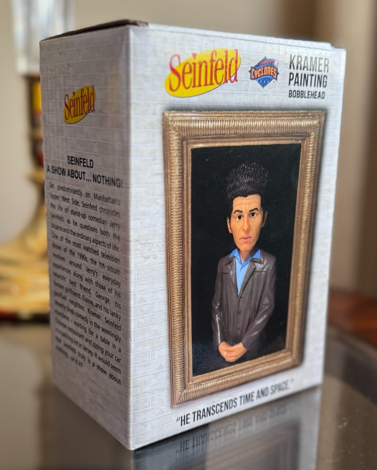 Kramer Bobblehead - Brooklyn Cyclones Seinfeld Night 2025 - NIB | eBay