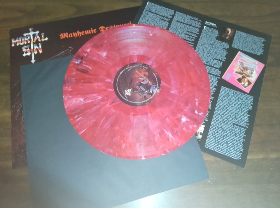 MORTAL SIN – Mayhemic Destruction – LP – Red Vinyl – Metallica - Slayer ...
