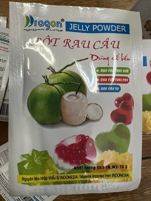 Agar Jelly Powder-Rau Cau Deo/ Dua- Dragon NguyenLong - Coconut / Art ...