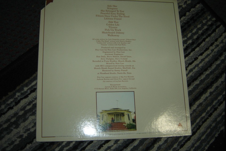 Jack Tempchin - Same 1978 USA Orig. Vinyl LP CC Lyrics E/VG+ | eBay