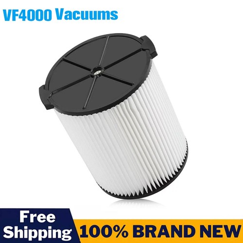 1-Pack VF4000 Filter for 6 Gallon Wet/Dry Vac Models WD06000, WD06200 ...