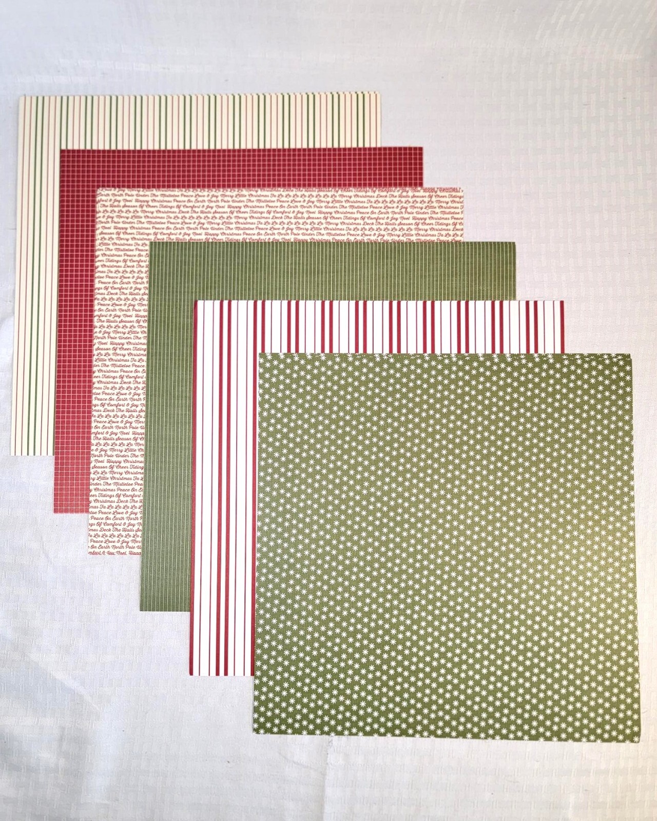 Stampin UP! FESTIVE FARMHOUSE Designer Series Paper DSP, Full Pack, 12x ...