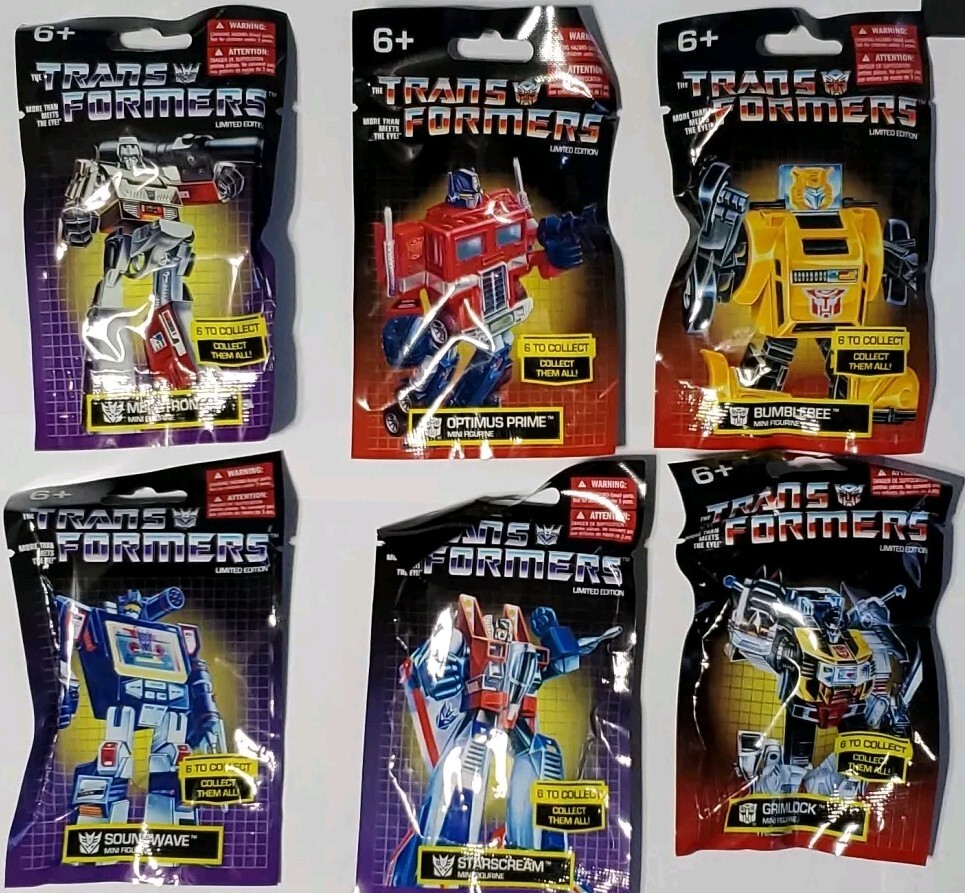 Complete Set (Lot Of 6) Transformers Mini Figures | eBay