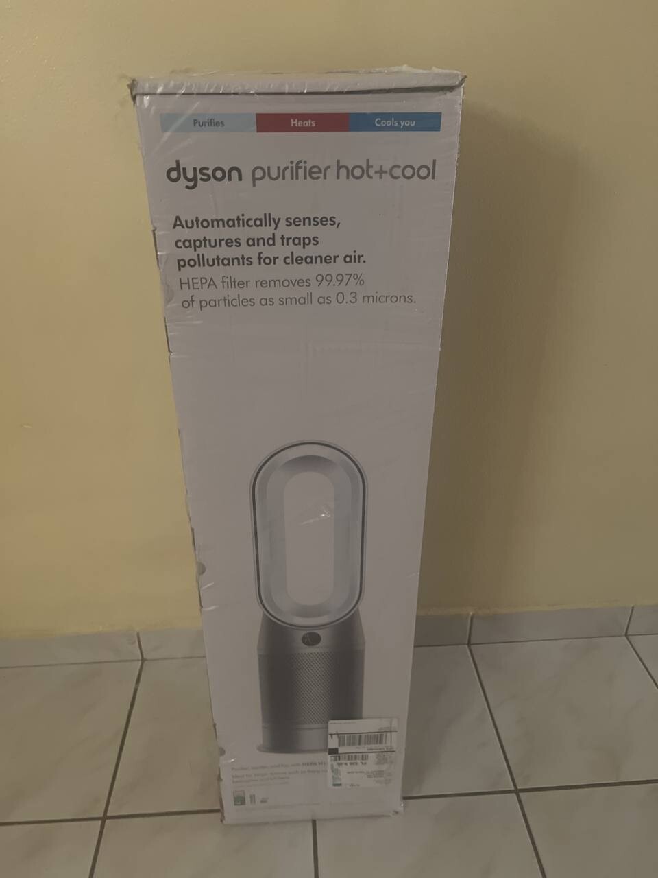 Dyson HP07 Smart Air Purifier, Heater and Fan - Silver for sale online ...