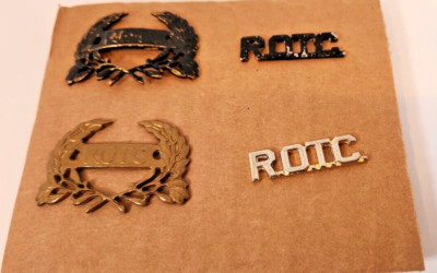US Army ROTC Insignia Pins. Collar and Chest pins. Four (4) Pins | eBay