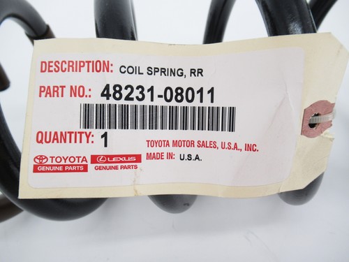 Genuine OEM Toyota 48231-08011 Rear Coil Spring 2011-2014 Sienna | eBay