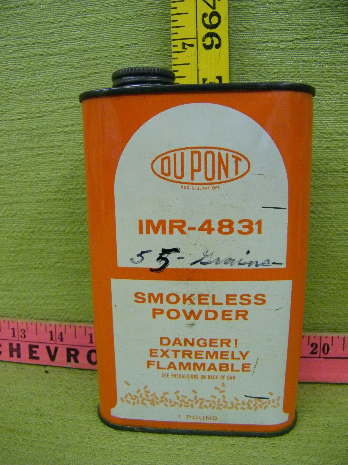 Vintage DuPont IMR-4831 Smokeless Powder Canister, Empty | eBay