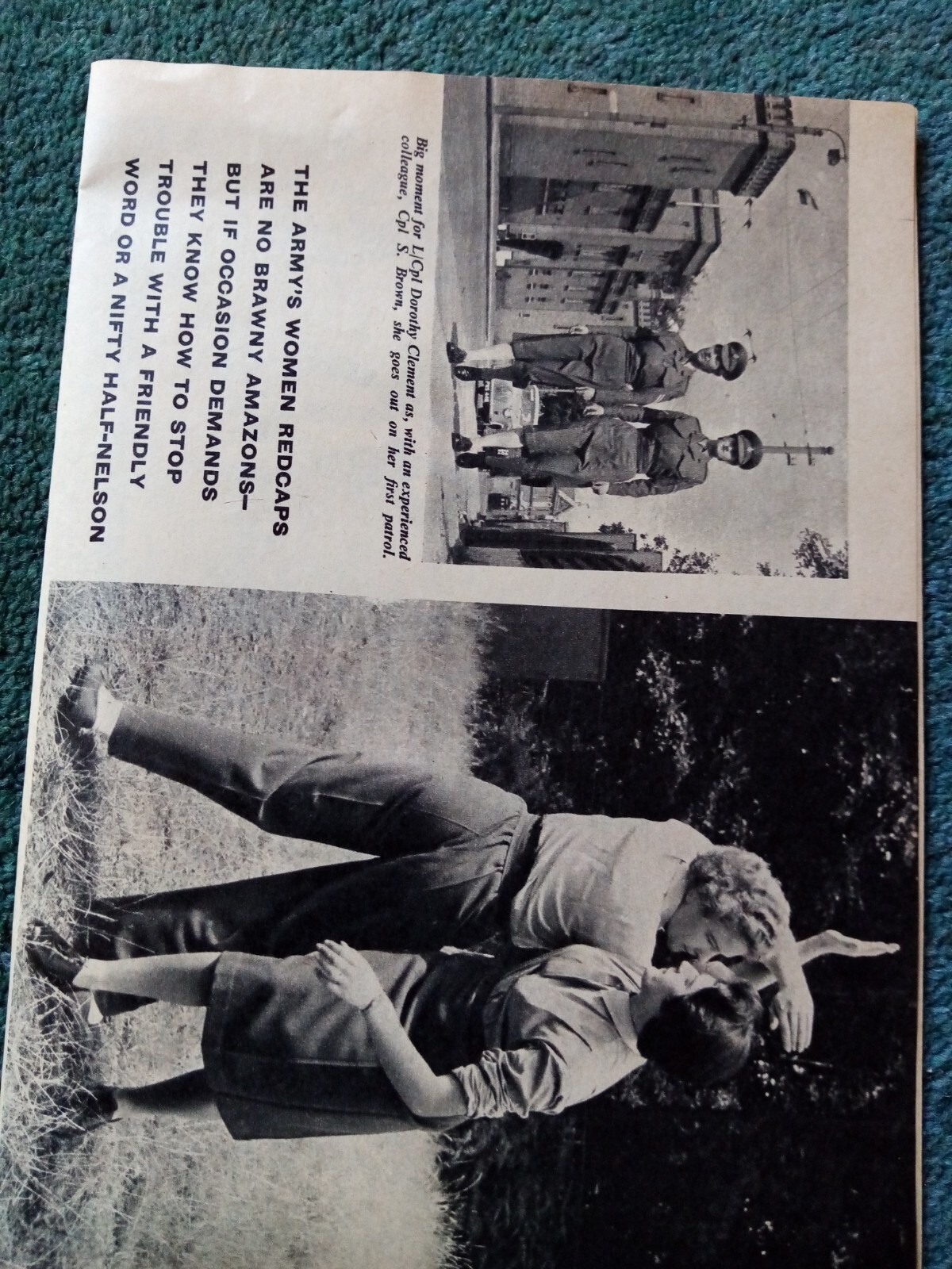 Ot25 Ephemera 1959 Article British Army Dorothy Clement S Brown Red Caps | eBay UK