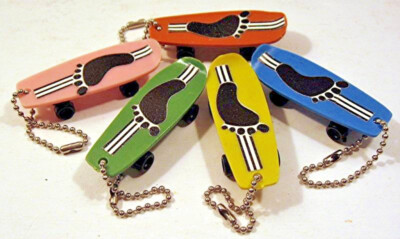 4 Old Mini Keychain Skate Board Vending Machine Toys | eBay