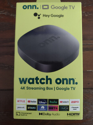 Onn. Google TV 4K Streaming 4K UHD Resolution 2023 Brand New | eBay