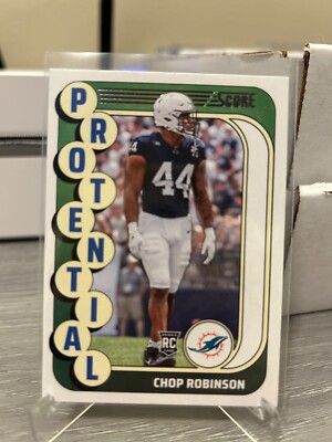 2024 Score Protential - Chop Robinson - RC - Dolphins | eBay
