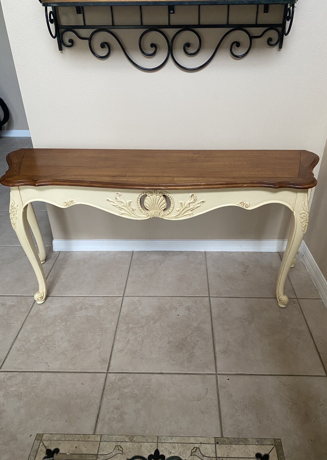 Ethan Allen French Country Sofa Table | Baci Living Room