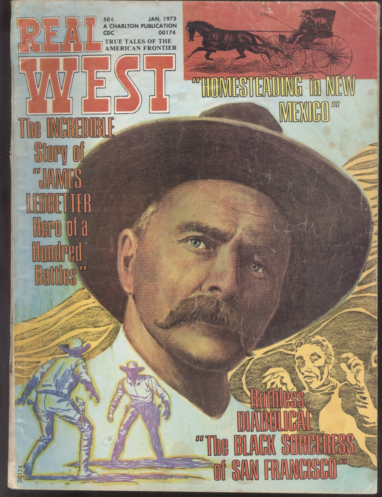1973 Real West Magazine: James Ledbetter/New Mexico Homesteading/Black ...