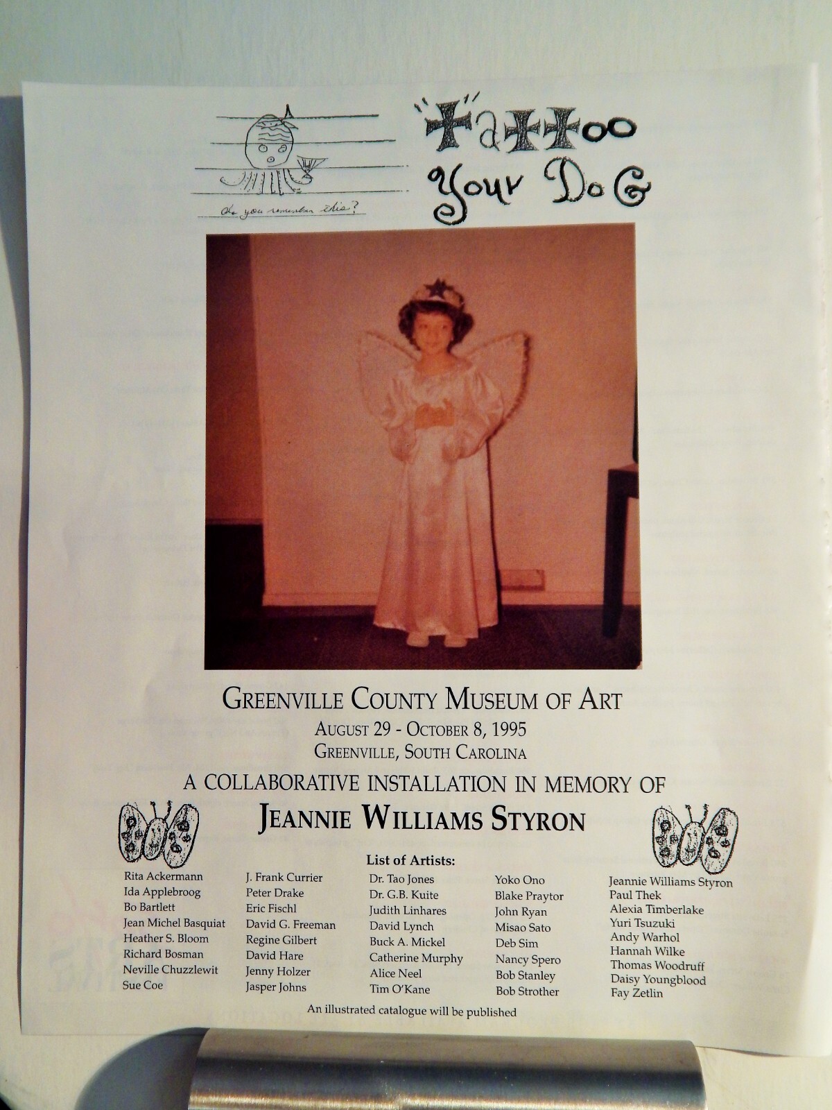 JEANNIE WILLIAMS STYRON ART PIECE VTG ORIG 1995 ADVERTISEMENT | eBay