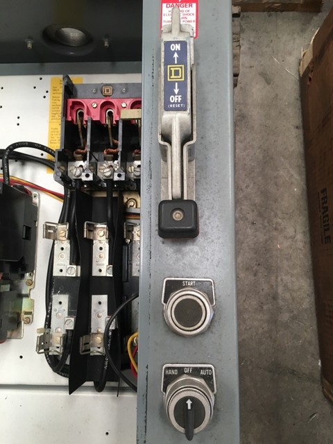 Square D Class 8940 Type Wd3 Well-guard AC Pump Control Panel 60 Hz for ...