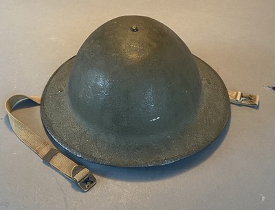 WW2 M1917A1 Kelly US Army Military Combat Helmet w/ Liner & Straps ...