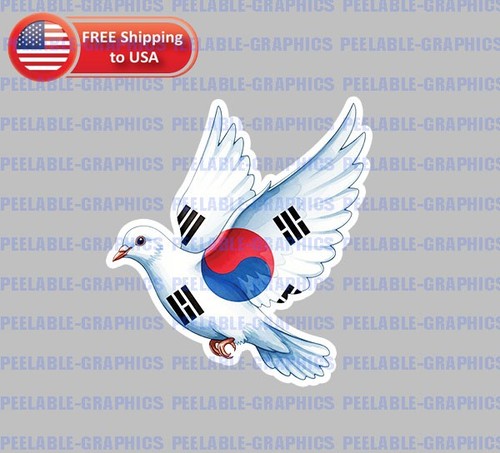 Dove South Korea Flag Korean Vinyl Decal Sticker A | eBay