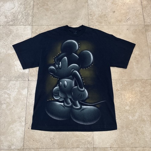 Vintage Disney Mickey Mouse T Shirt All Over Print AOP 90s Airbrush Y2K ...