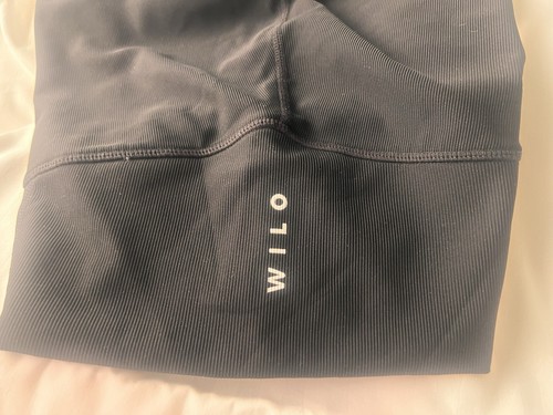 WILO The Label Women’s Ribbed Leggings Black Pockets Size S | eBay