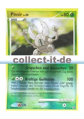 Pokemon 59/132 - Pinsir - Reverse Holo | eBay