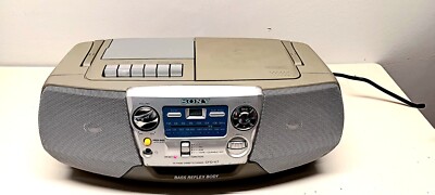 Sony CFD-V7: VINTAGE Radio,CD Cassette-corder. WORKS. | eBay