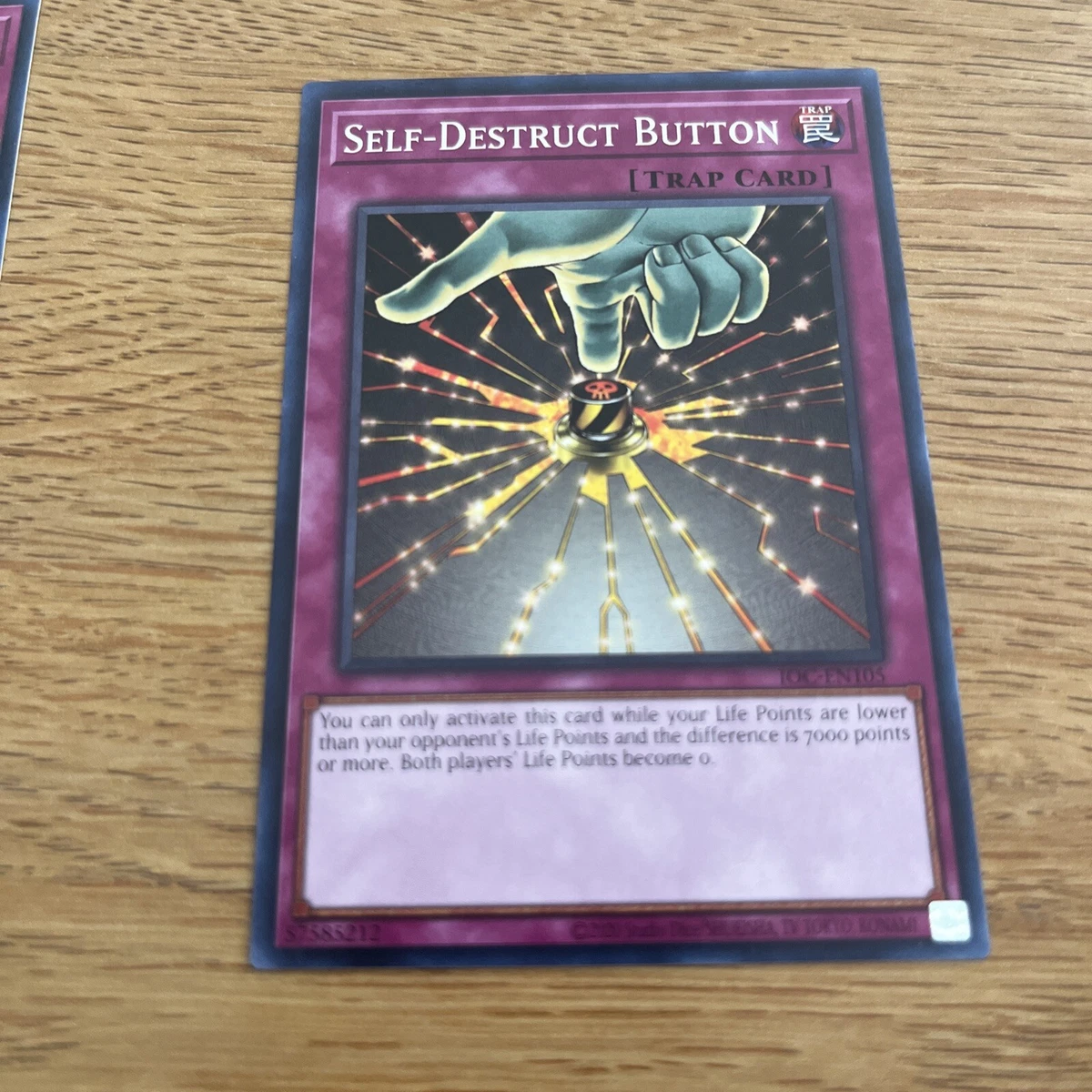 Self Destruct Button Tattoo