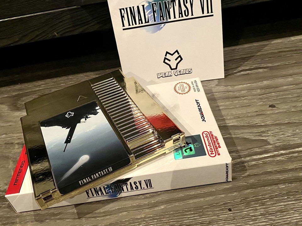 NES Nintendo Final Fantasy 7 VII CIB Last Complete Box Gold New ...