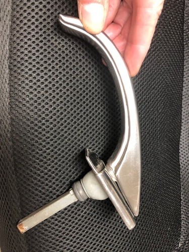 Vintage ORIGINAL Trunk (pivot to open style) Chrome Handle no key ...