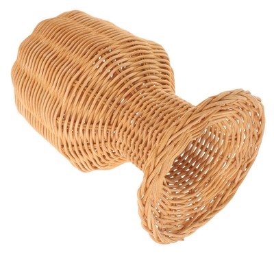 Hat Display Rack Rattan Wig Holder Decorative Hat Stand Display Rack ...