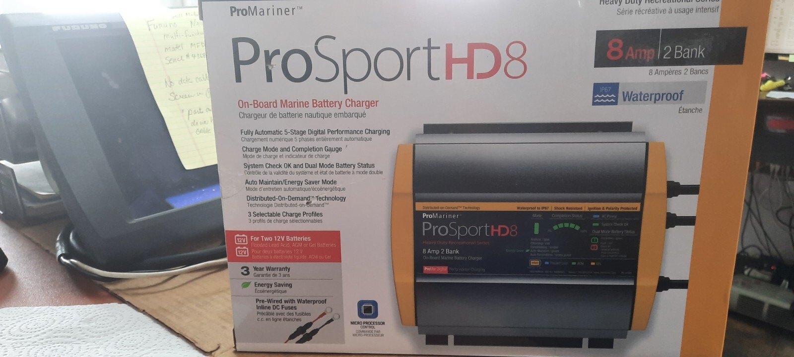 ProMariner ProSport HD8 #44008 Battery Charger NEW IN BOX | eBay