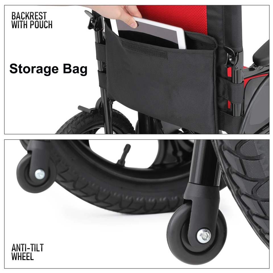 Folding Electric Wheelchairs FDA Certified Medical Mobility Scooter ...