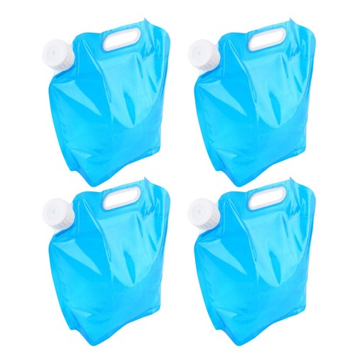 4 Pcs Outdoor Water Bag Hand Washing Jug Storage Container Foldable | eBay