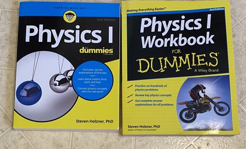 Physics 1 for Dummies Physics 1 Workbook for Dummies Holzner 2nd Ed | eBay