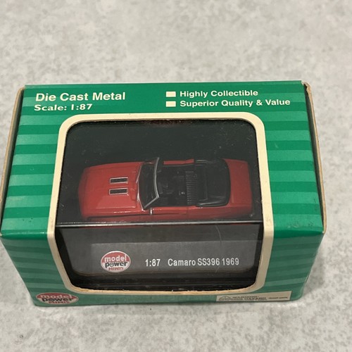 Model Power 19253 Camaro SS396 1969 Red 1:87 HO Scale Trains | eBay