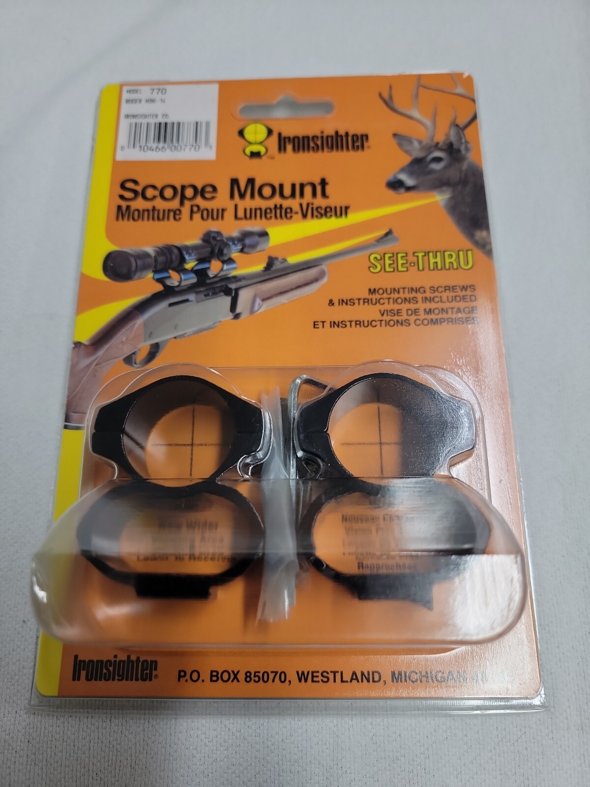 Ironsighter Scope rings 1" Model 770 for Ruger mini 14 | eBay