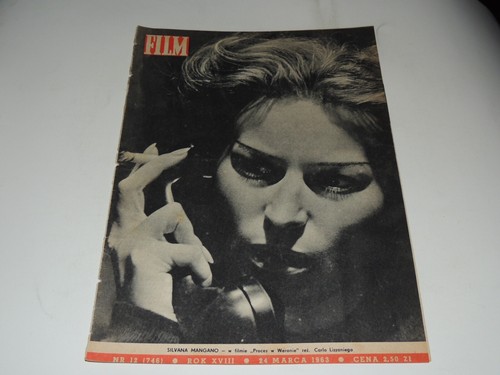 Film 12/1963 Polish magazine Silvana Mangano, Richard Harris, Dominique ...