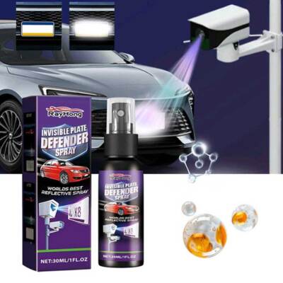 Car Stealth Plate Defender Spray Long Lasting Invisible Plate Defence ...