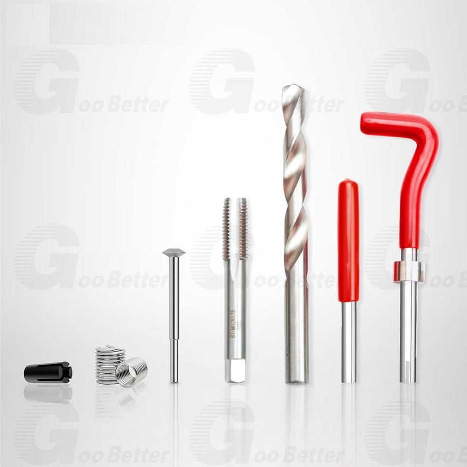 Helicoil Type Thread Repair Kit rethread Stripped Metric M5 M6 M8 M10 ...