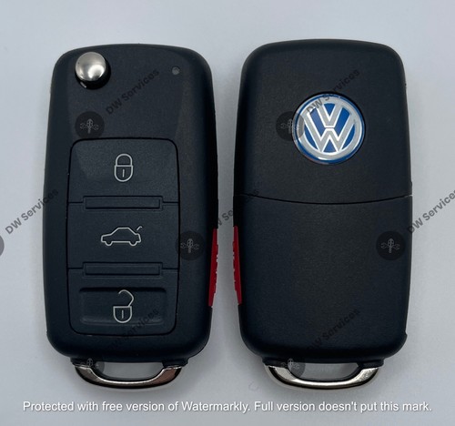 NEW! Volkswagen TOUAREG 2004-2010 4-button flip key remote fob ...