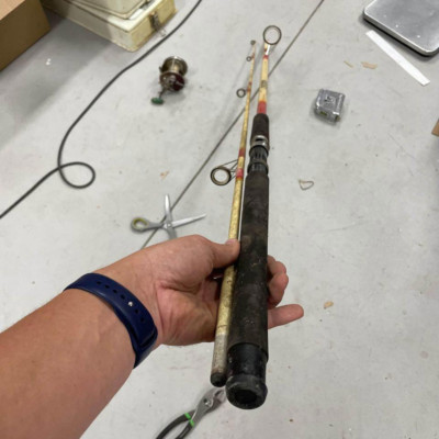 FISHING ROD 9' VTG RELIANCE SPINNING ROD MODEL 3137 MEDIUM ACTION DEEP ...