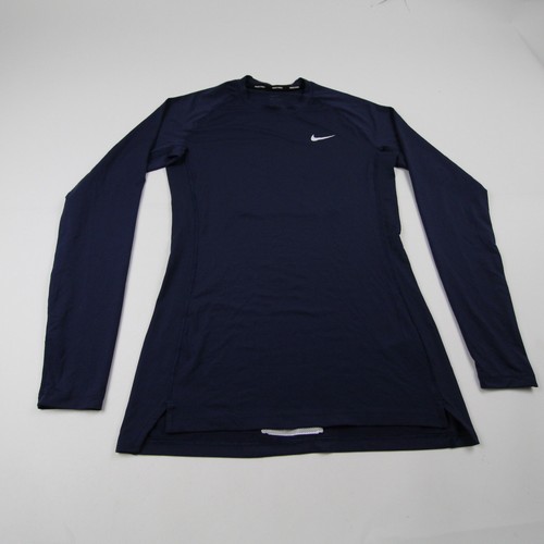 Nike Pro Dri-Fit Compression Top Men's Navy Used | eBay