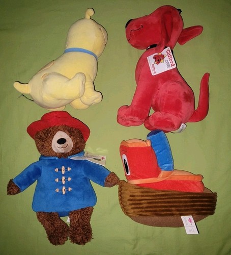 Kohls Cares Clifford Big Red Dog T-Bone Paddington Bear Scruffy Boat ...