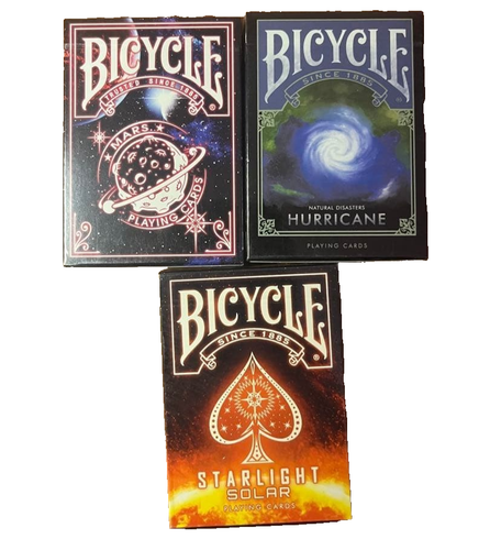 Bicycle Mars Hurricane Starlight Solar Galaxy Solar Playing Cards Set ...