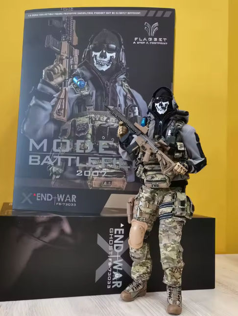 FLAGSET FS73033 Night War COD Ghost "X" Simon Riley 1/6 Video Game ...