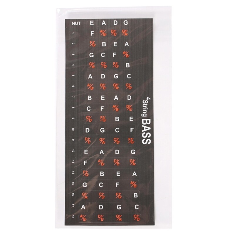 Bass Note Label Fretboard Stickers Paper Chord Stickers for for ...