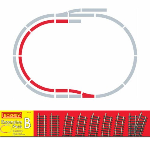 Hornby OO Gauge Track Extension Packs A B C D E F - Pack Choice TrakMat ...