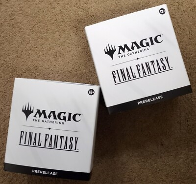 MAGIC THE GATHERING FINAL FANTASY PRERELEASE KIT PACK LOT OF 2 IN STOCK ...