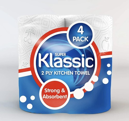 Kitchen Rolls 24Rolls 4x6packs Of2ply klassic super Absorbent kitchen ...