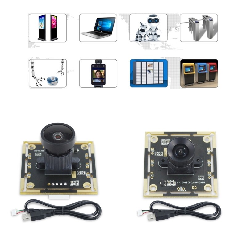 1920x1080 PS5268 USB Camera Module 2MP 1080P CMOS 77° 105° 145° Wide ...