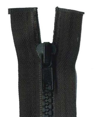 65cm Black Open End Chunky Zip | eBay